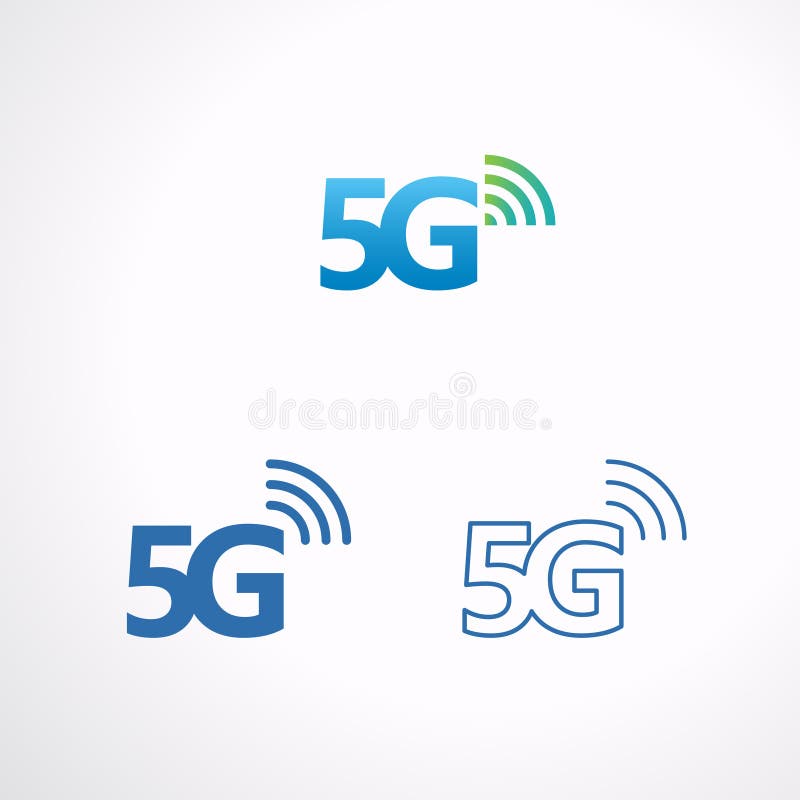 5G Icon Communication Technology, Vector Illustration Stock Vector ...