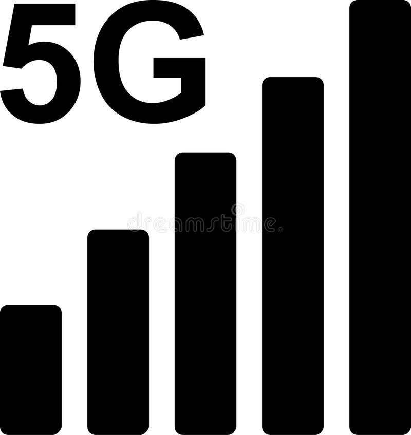 5g Icon 5g Logo. Wlan and Bluetooth Symbol. Internet Technology Icon ...