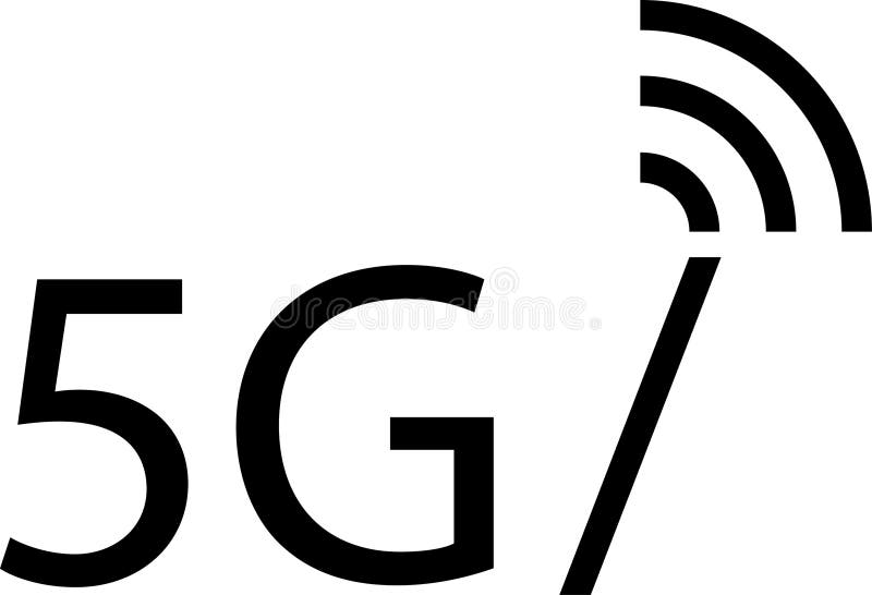 5g Icon 5g Logo. Wlan and Bluetooth Symbol. Internet Technology Icon ...
