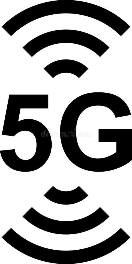 5 G Icon. Signal Bar 5g Icon Vector. 5G Technology Stock Vector ...