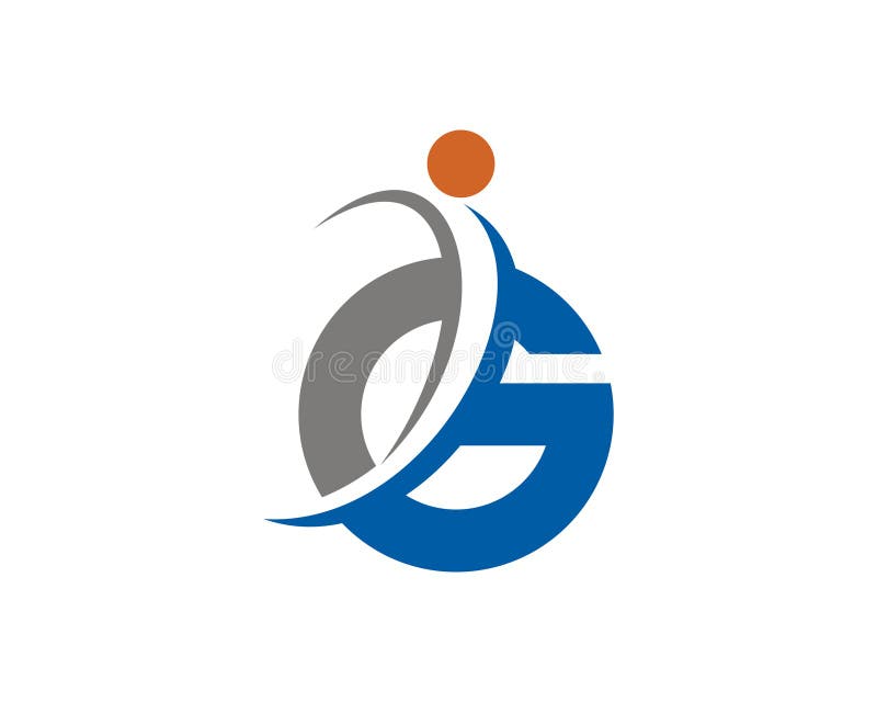 G Ig Gi Swoosh Logo Icon Template Stock Vector - Illustration of tech ...