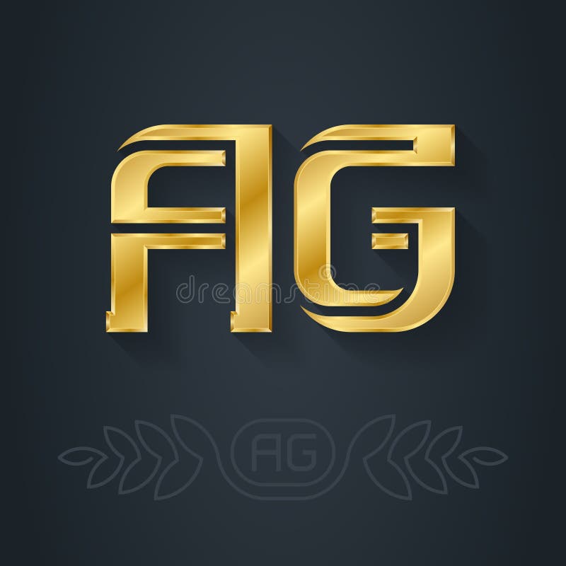 Ag Initials Logo Design Stock Illustrations – 788 Ag Initials Logo ...