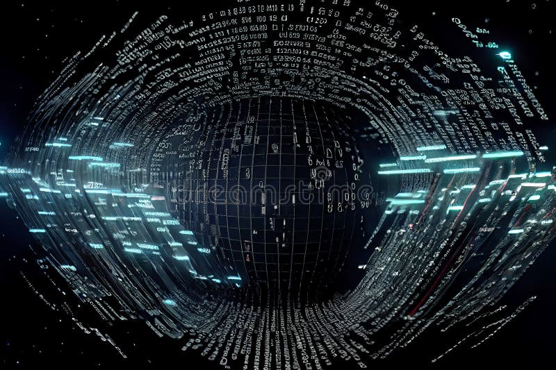 5G Internet Flying Around the Planet Connecting Business Illustration ...