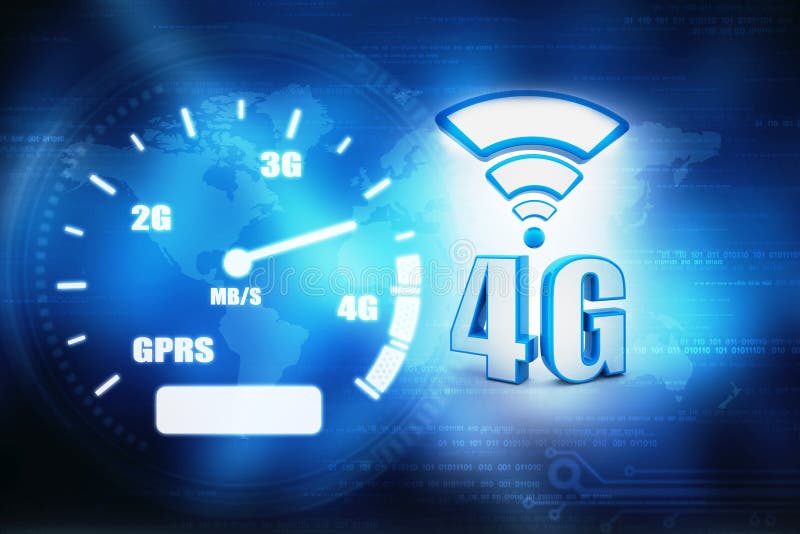 4g Cellular High Speed Data Connection Concept Logo Stock Photos - Free ...