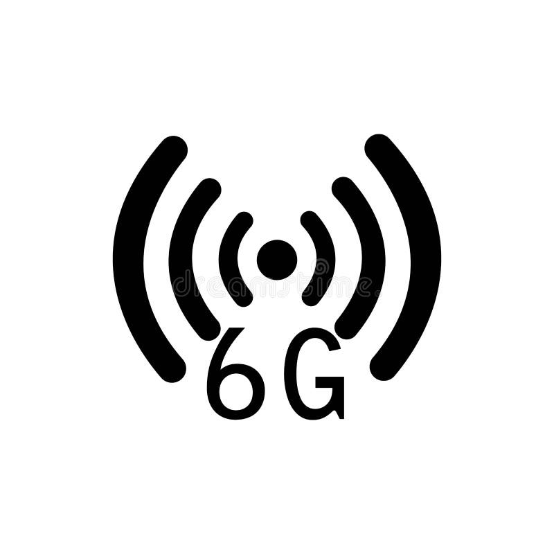 6G internet icon stock vector. Illustration of sign - 162248644