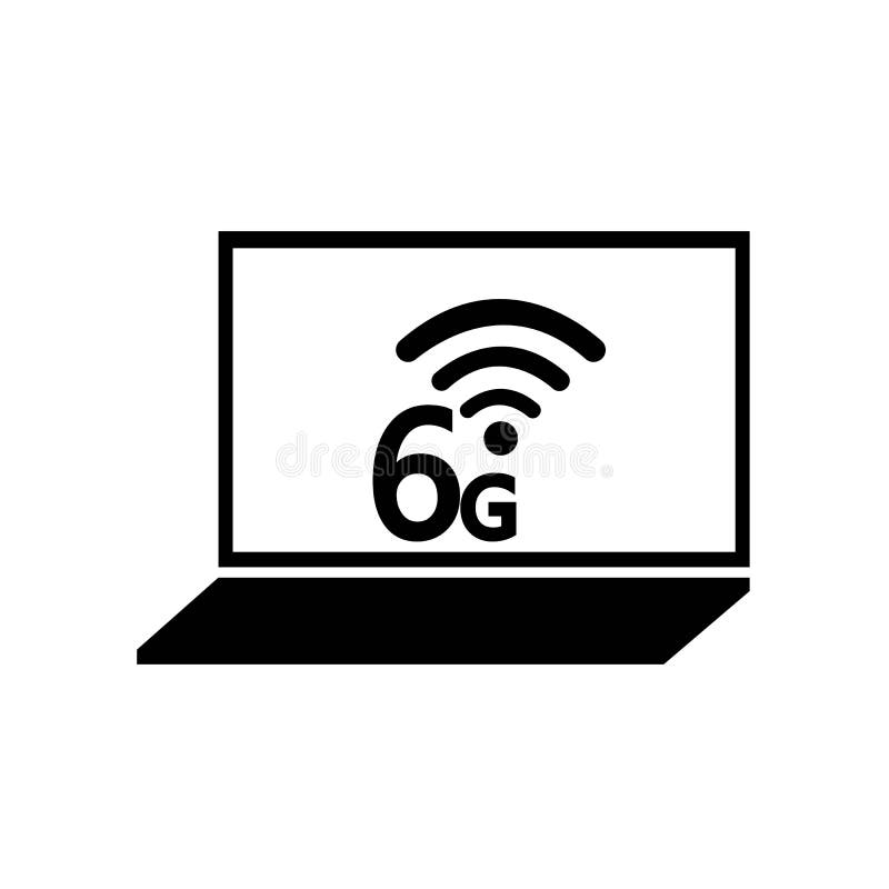 6G internet icon stock vector. Illustration of alphabet - 162248649