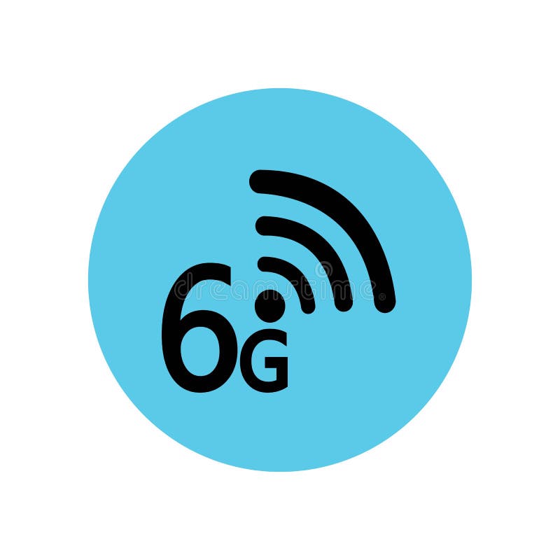 6g stock vector. Illustration of sign, phone, symbol - 162266066