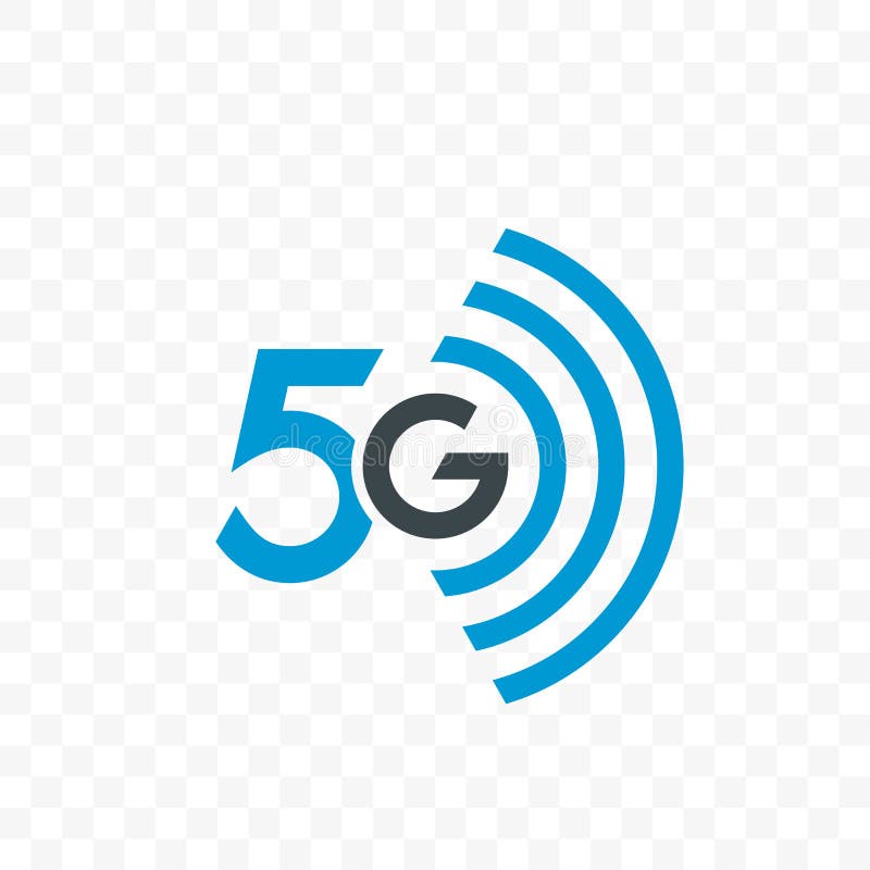 5G Technology with Virtual Screen Icon, Technology Internet 5G Global ...