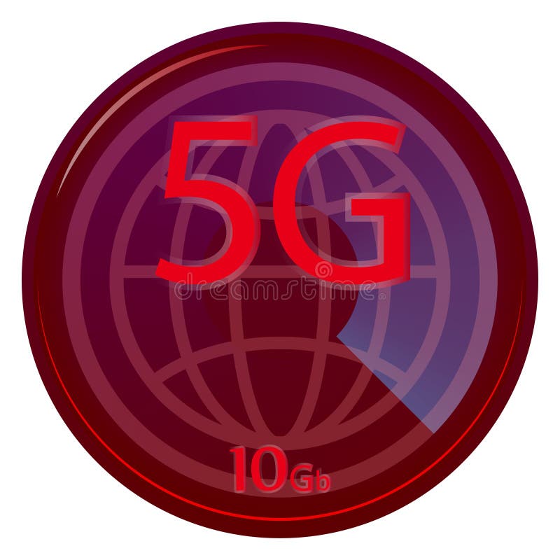 4G Internet Speed Logo, Blue on a Transparent Background, Modern ...
