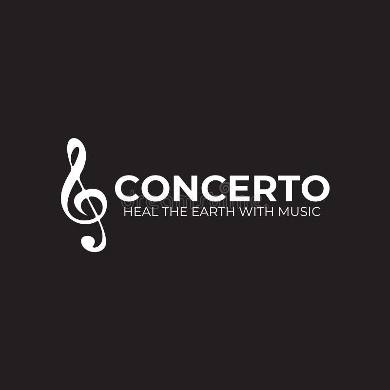 G Key Music Notes Logo Design Template Stock Vector - Illustration of ...