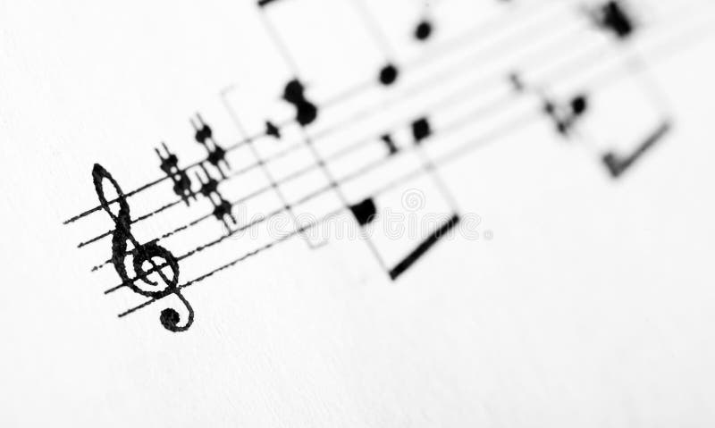 G-klav arkivfoto. Bild av klassiskt, musik, hörbart, illustration ...