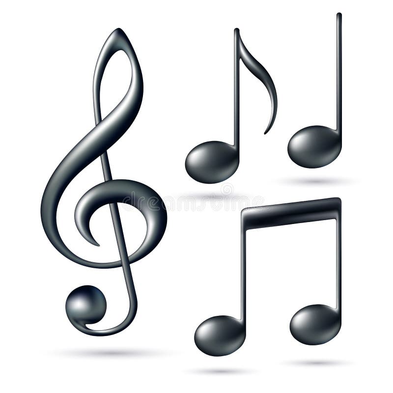 Guld- G-klav med diamanter vektor illustrationer. Illustration av ...