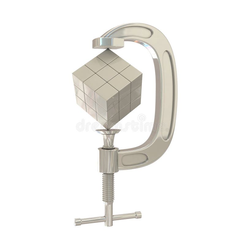 G klem en dozen stock illustratie. Illustration of isoleer - 19820507