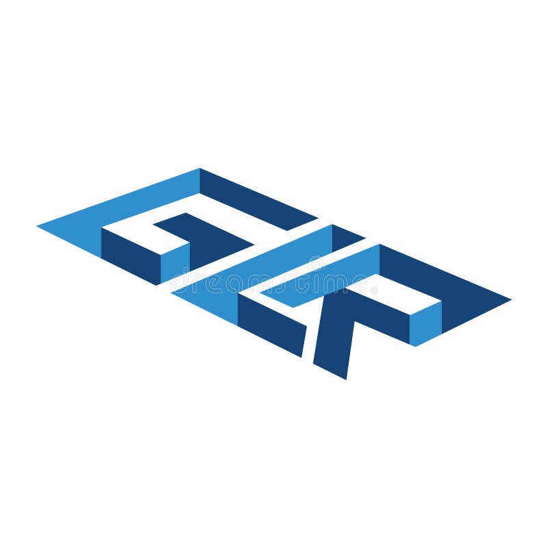 G L R Initial Letter Three Dimension Logo Vector Element Stock Vector ...