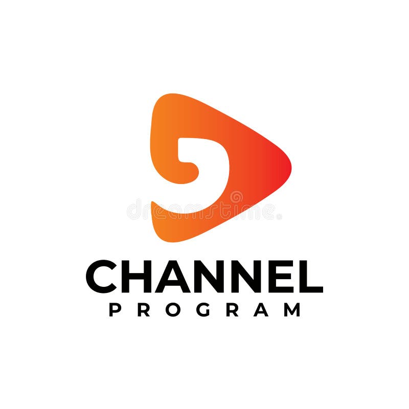 TV Channel Program Icon Logo Design Vector Template Stock Illustration ...