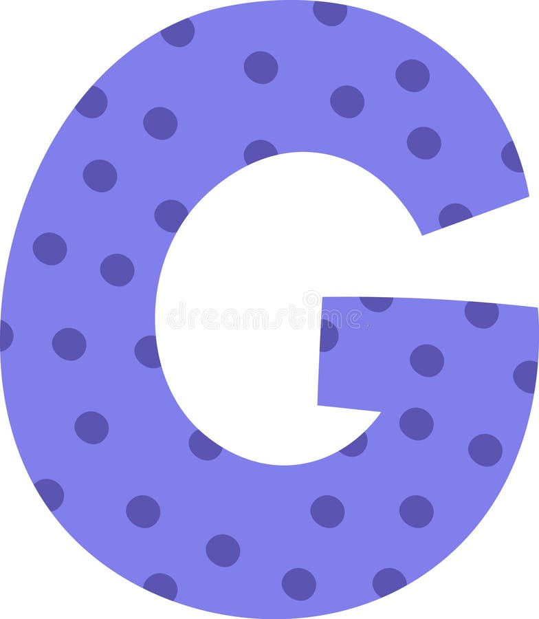 G Letter Childish Alphabet stock vector. Illustration of letter - 309785658