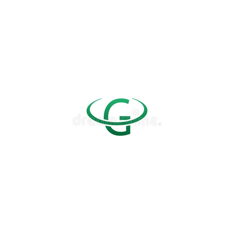 G Letter Circle Logo, Concept Letter G + Icon Circle Illustration Stock ...