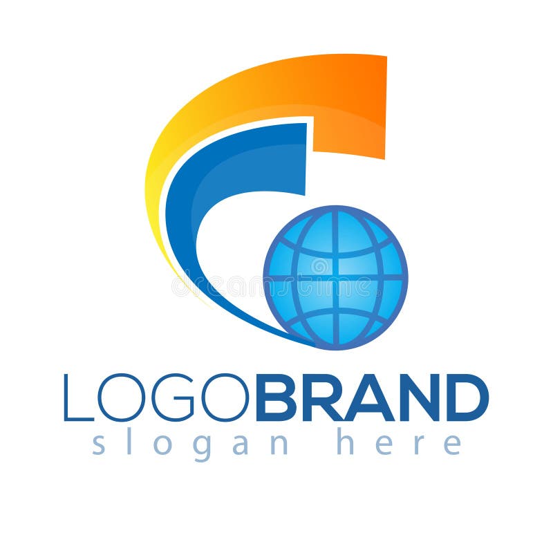 G Letter Logo Vector Element. Global Logo Vector Template Stock Vector ...