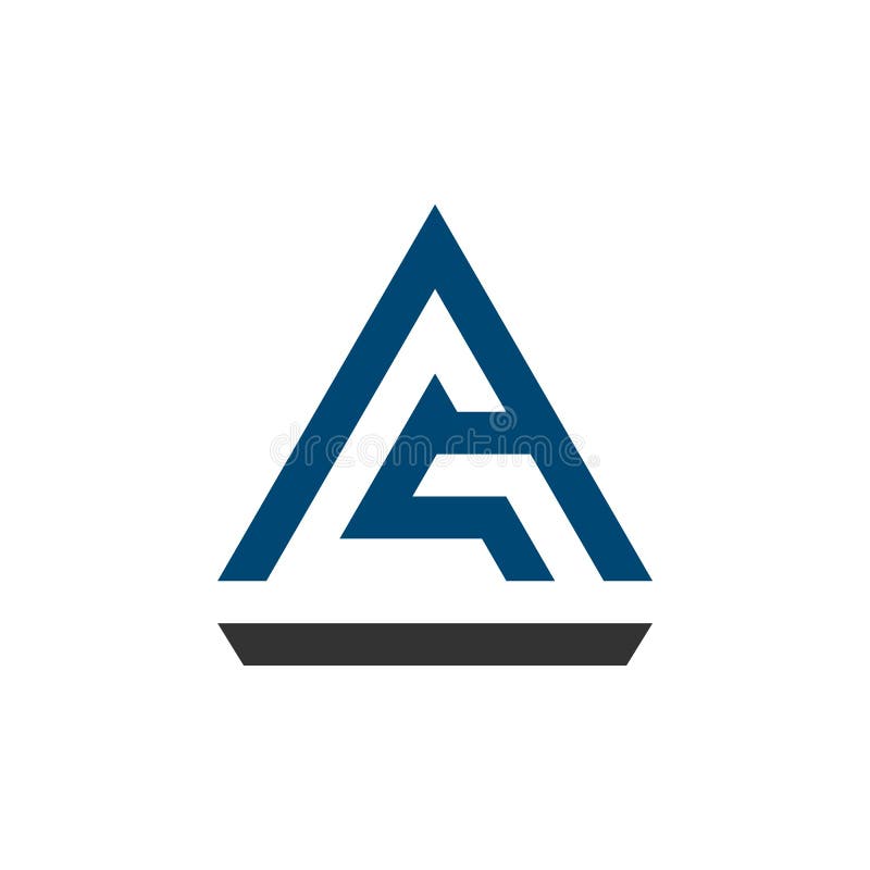 G a Letter Triangle Logo Template Illustration Design. Vector EPS 10 ...