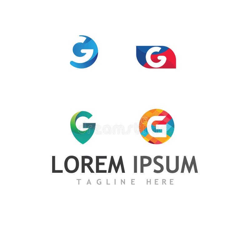G Letter Vector Illustration Icon Stock Illustration - Illustration of ...
