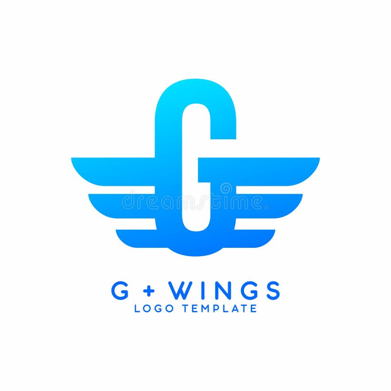 Letter G Wings Stock Illustrations – 220 Letter G Wings Stock ...