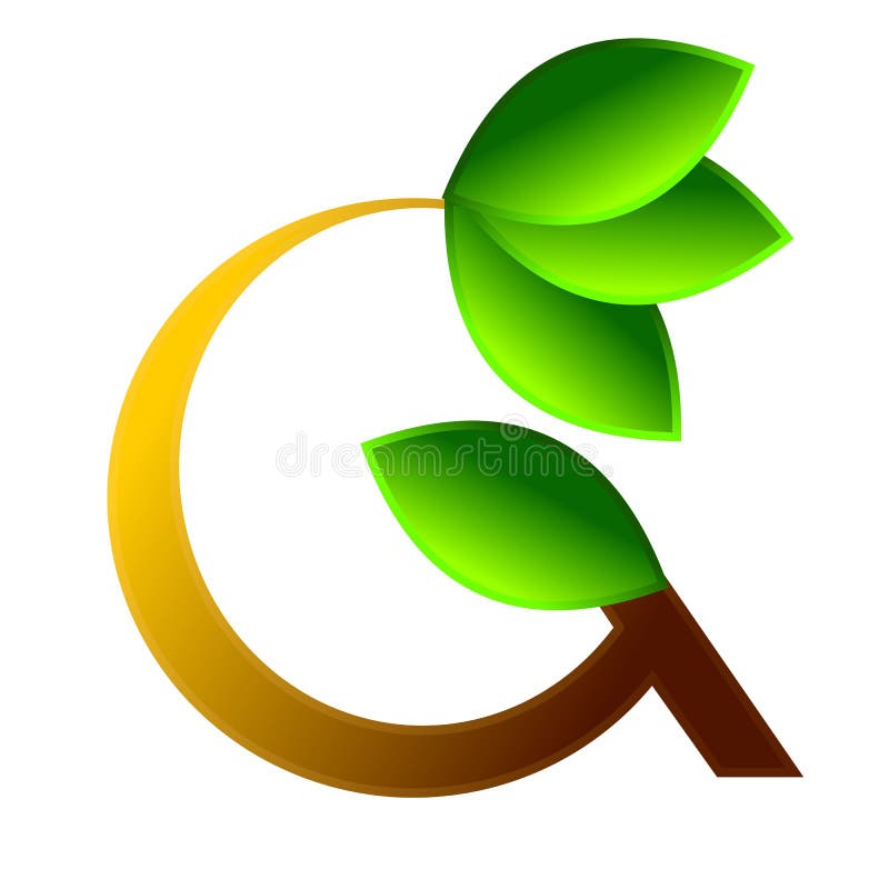 G Logo Design, Initial Green for Environmental Themes Stock ...