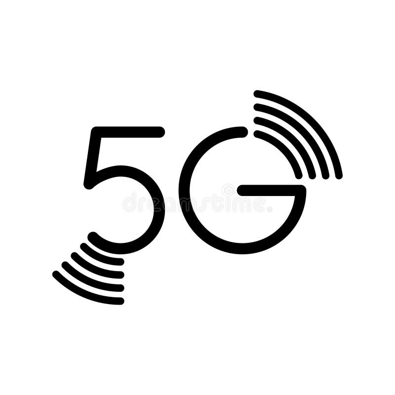 5g Logo Sign Vector Template Stock Vector - Illustration of wireless ...