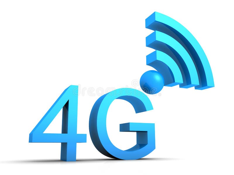 4g Mobile Connection Symbol Stock Illustration - Illustration of icon ...