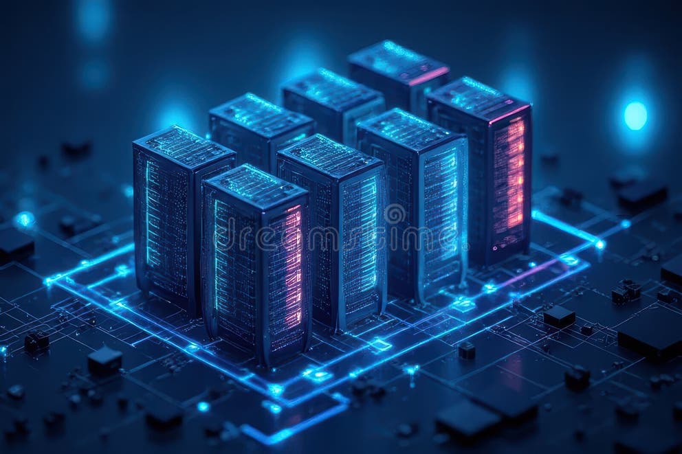 5G Mobile Edge Computing Infrastructure in Advanced Data Centers Stock ...