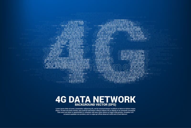 AI from One and Zero Binary Code Digit Matrix Style. Stock Illustration - Illustration of digit ...