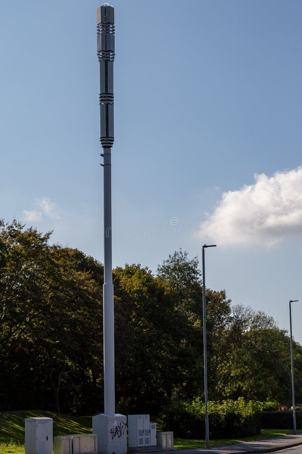 Mobile Phone Masts for 4G or 5G on Top of a Residential Building Stock ...