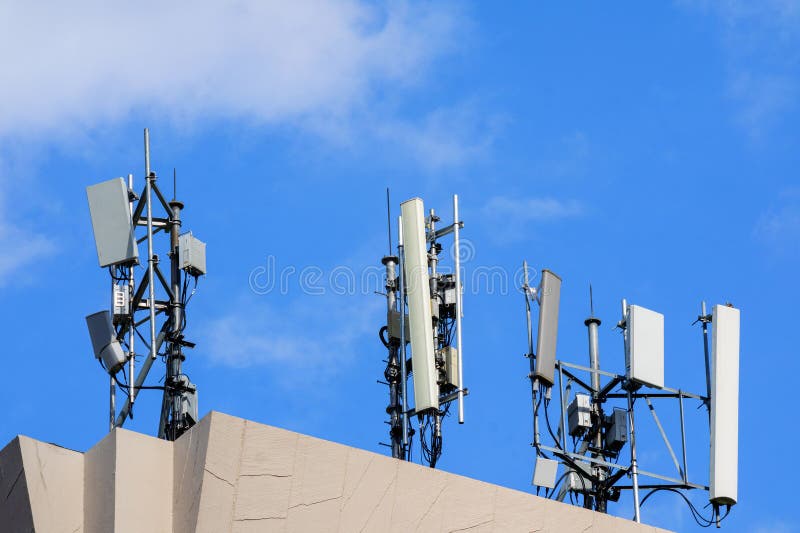 Cellular Telecom Towers Base Stations 4G & 5G Macros 5G Radio Networks ...