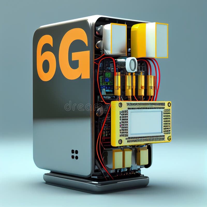 6G Mobile Transmitter. Concept for Power of Mobile Telecommunication ...