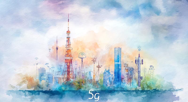 Broadband Expansion Smart Cities Stock Illustrations – 10 Broadband ...