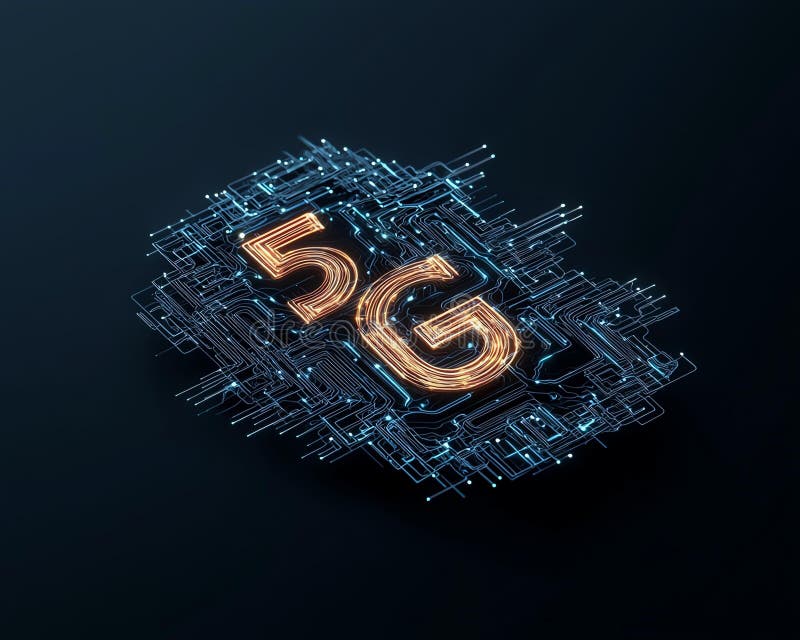 5G Network Infrastructure, Fiber Optics, Cloud Computing Concept ...