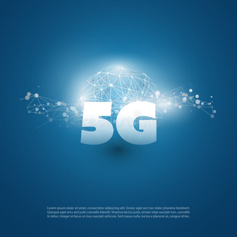 5G Network Label with Network Mesh- High Speed, Broadband Wireless ...