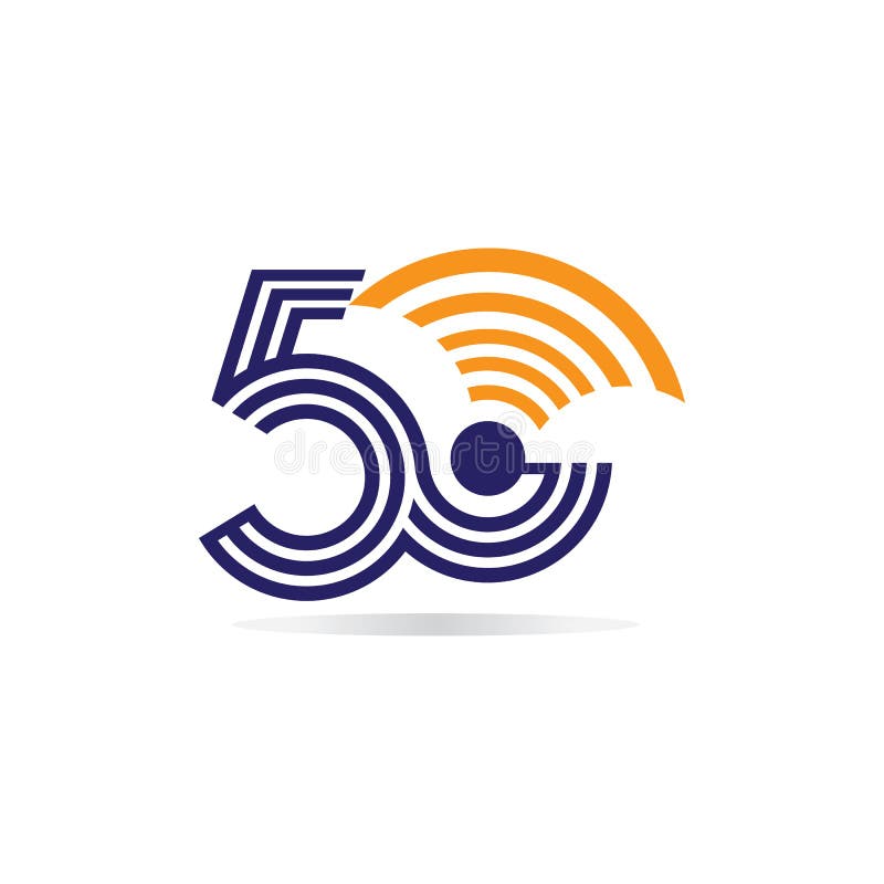 5G Network Logo. Logo Network 5G Connection Stock Vector - Illustration ...