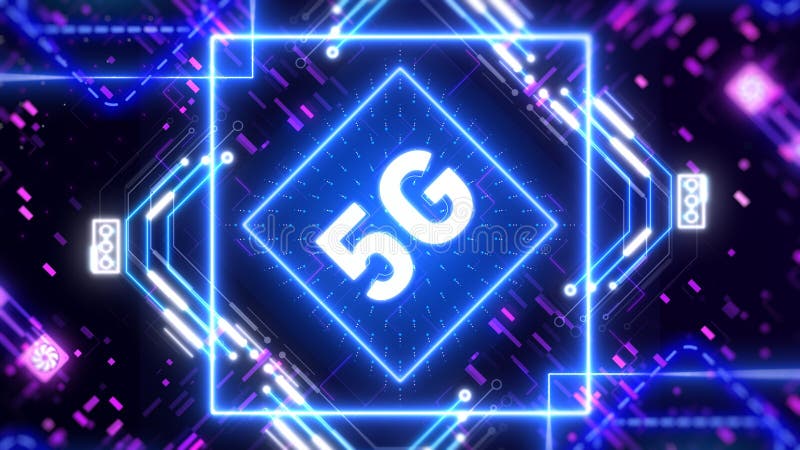 Internet neon concept. 3d. stock illustration. Illustration of ...