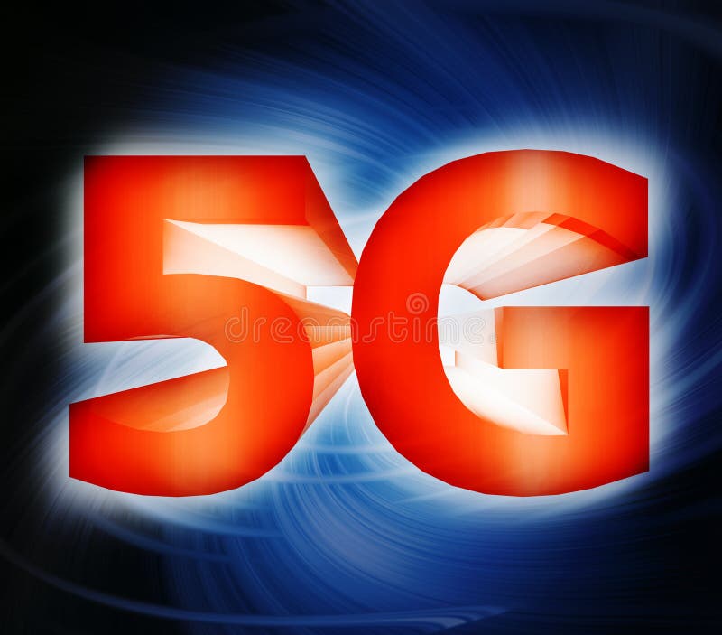 5G network symbol stock illustration. Illustration of electronic - 31056266