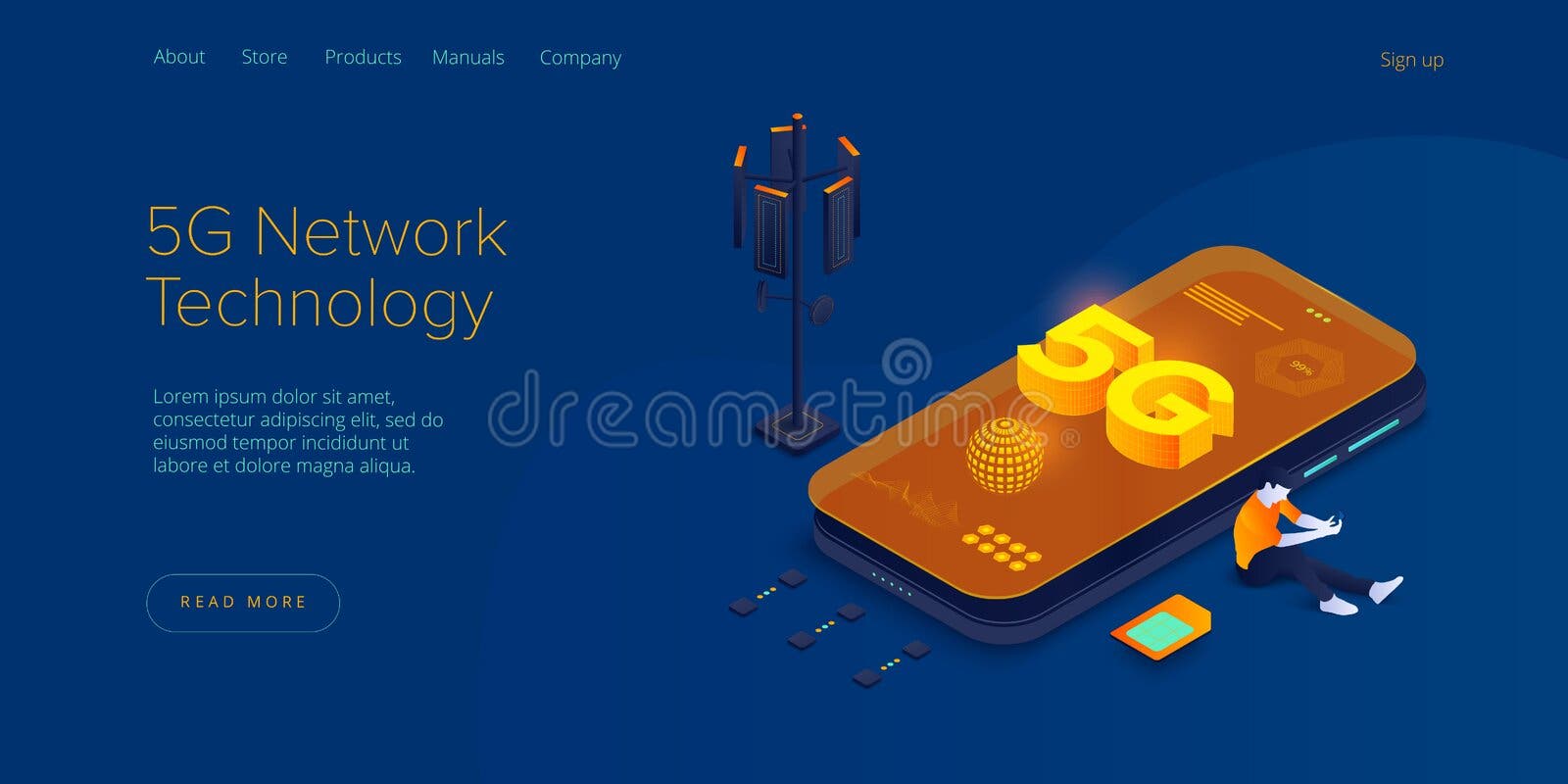 4g Network Technology in Isometric Vector Illustration. Wireless Stock ... 4g Network Technology in Isometric Vector Illustration. Wireless Stock ...