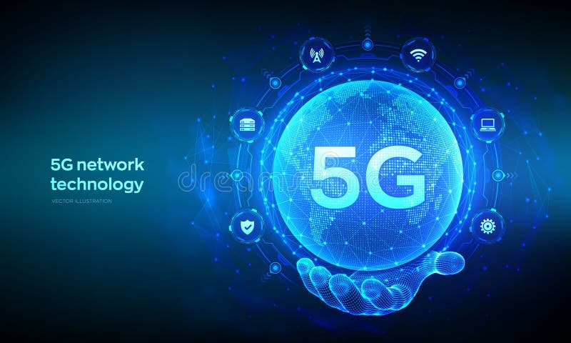 5G Network Wireless Systems and Internet of Things Technology Concept ...