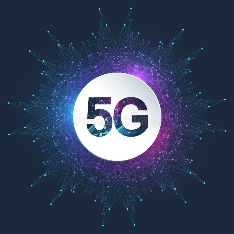 5G Network Wireless Systems and Internet Vector Illustration ...