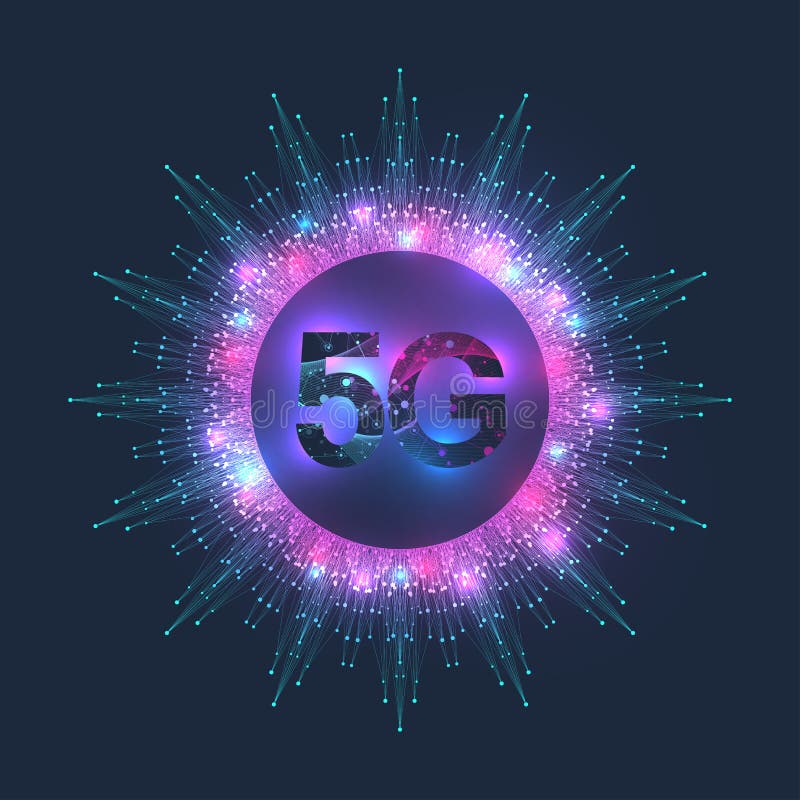5G Network Wireless Systems and Internet Vector Illustration ...