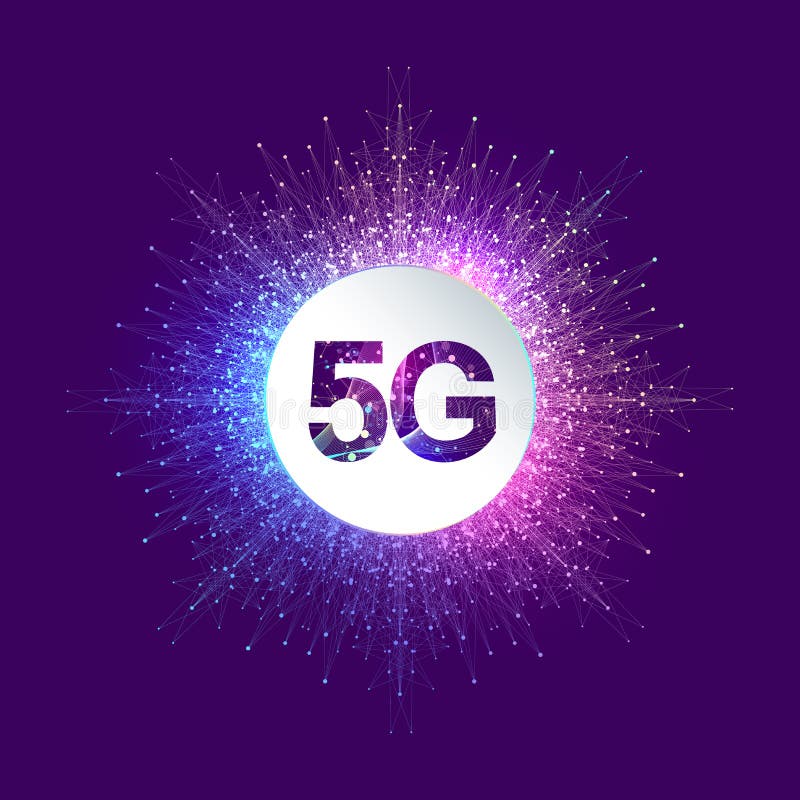 5G Network Wireless Systems and Internet Vector Illustration ...