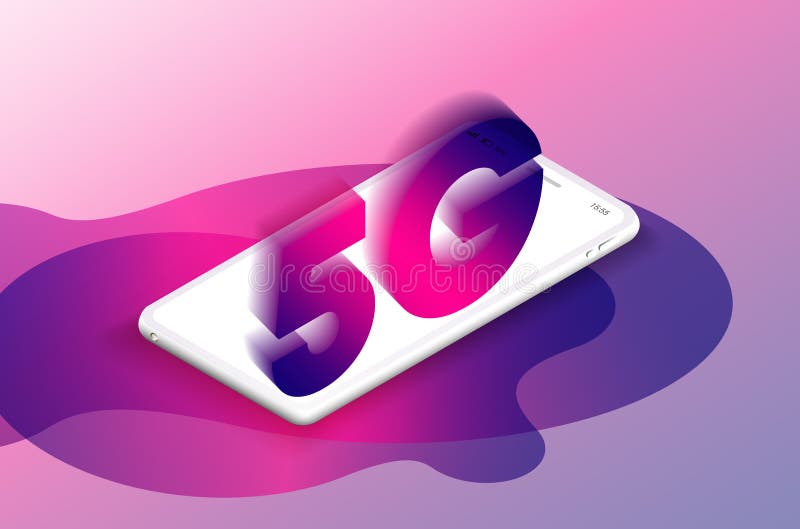 5G Network Wireless Technology Vector Illustration. Isometric ... 5G Network Wireless Technology Vector Illustration. Isometric ...