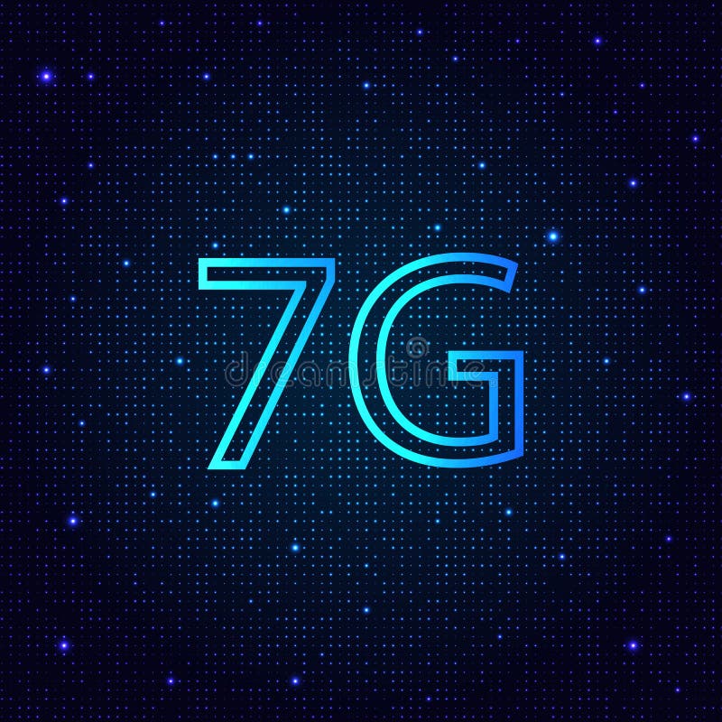 7G is a New Generation of High-speed Mobile Internet Connection. Stock ...