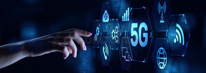 5G New Generation High Speed Wireless Mobile Internet Connection ...