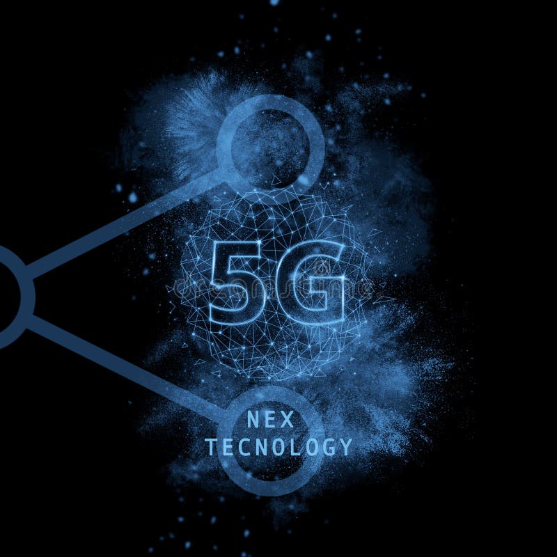 5G the Next Generation Comes Stock Illustration - Illustration of ...