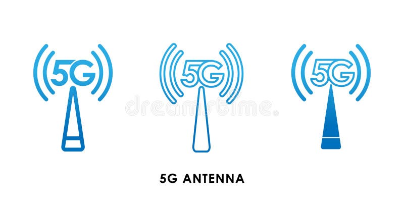 5G Router Icon Logo Vector Illustration. 5G Internet Connection Vector ...