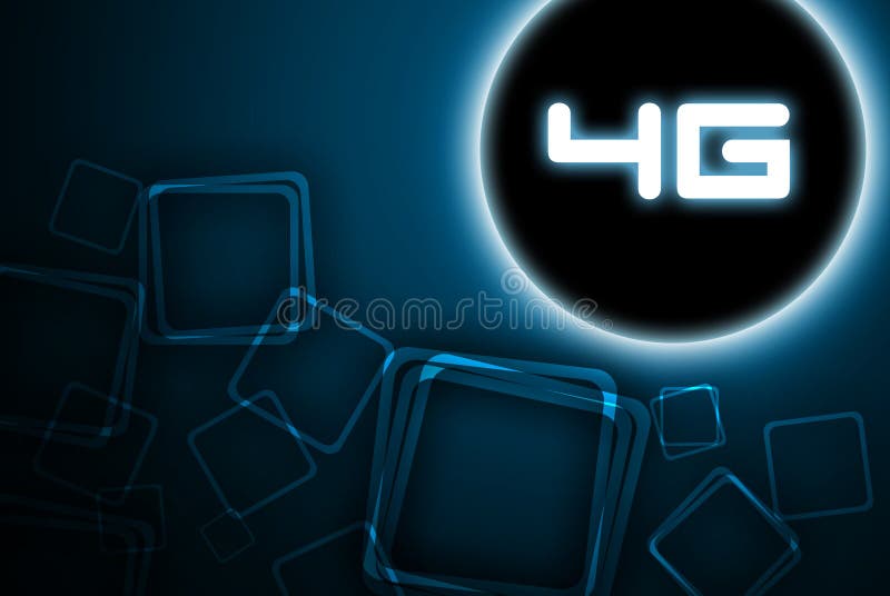 4g stock illustration. Illustration of ring, glowing - 30038289